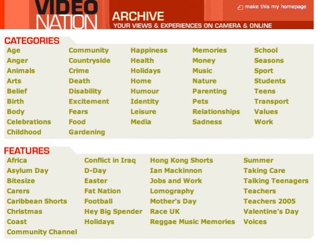 Video Nation | MIT – Docubase