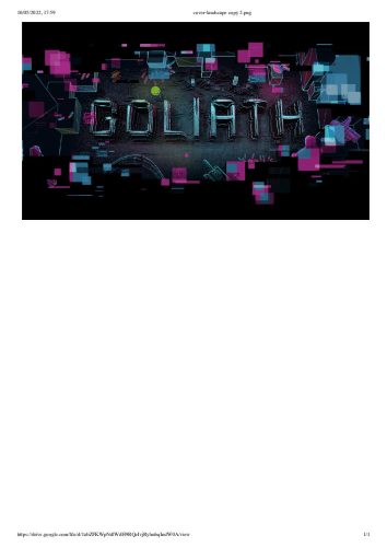 Goliath: Playing With Reality | MIT – Docubase